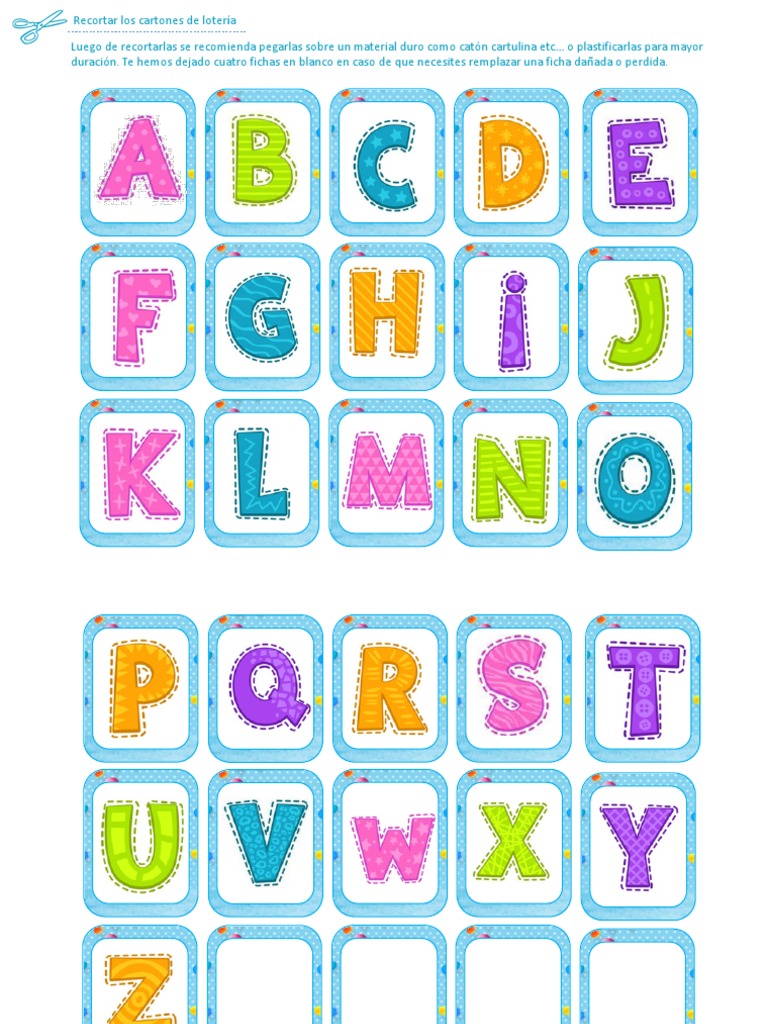 Loteria de Letras.
