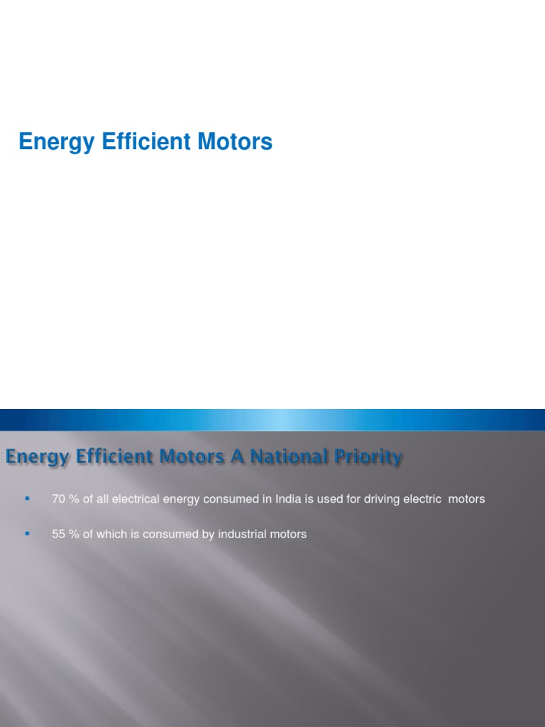 Energy Efficient Motor Efficiency Class | PDF | Kilowatt Hour | Engines