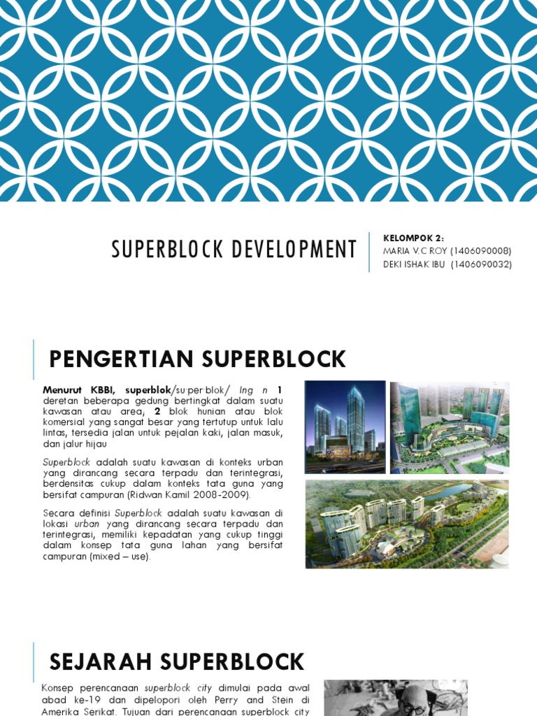 Konsep dan Urgensi Superblock Urban | PDF | Bisnis | Teknologi & Rekayasa