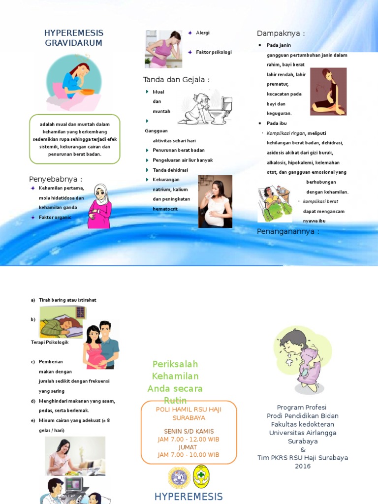 Leaflet Hyperemesis Gravidarum | PDF