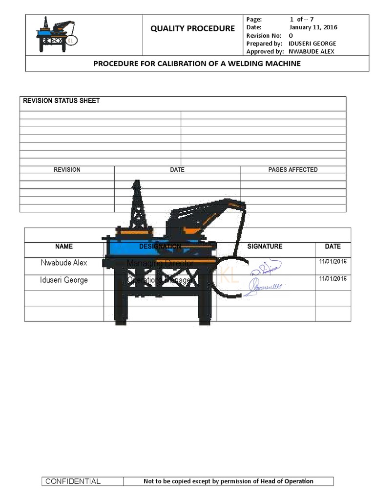 Welding Procedure Document | PDF | Calibration | Welding