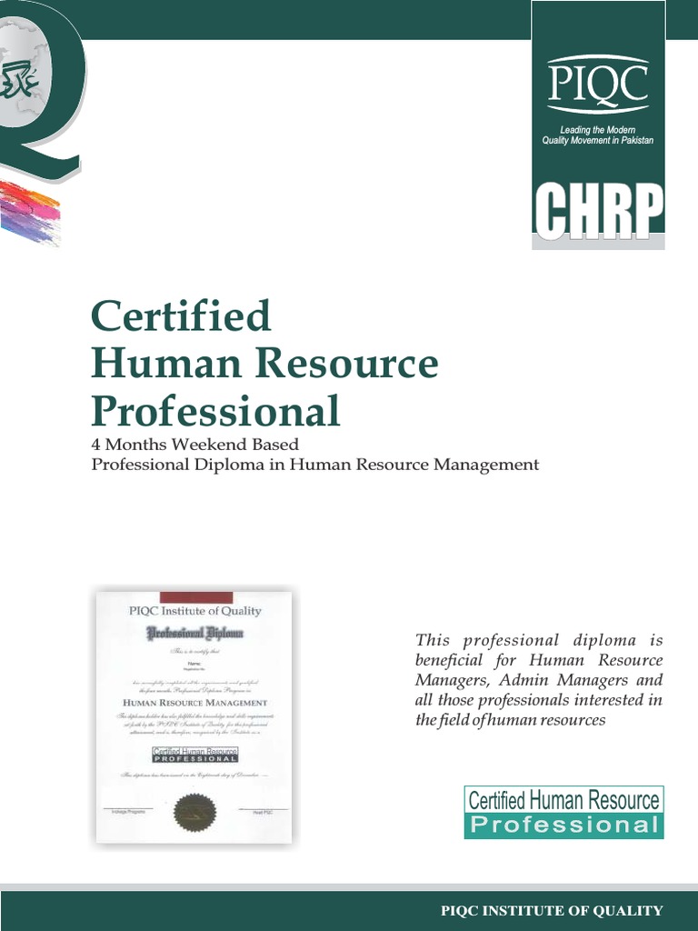 CHRP | PDF | Professional Certification | Human Resource Management