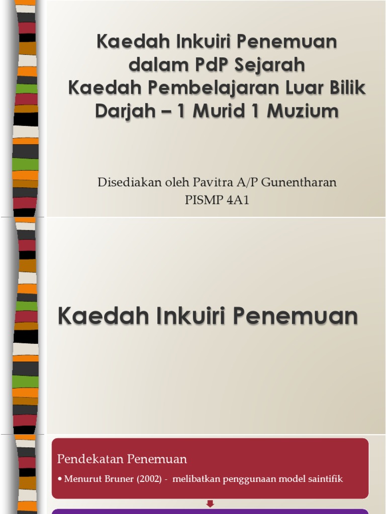 Kaedah Inkuiri Penemuan Dalam PDP Sejarah | PDF