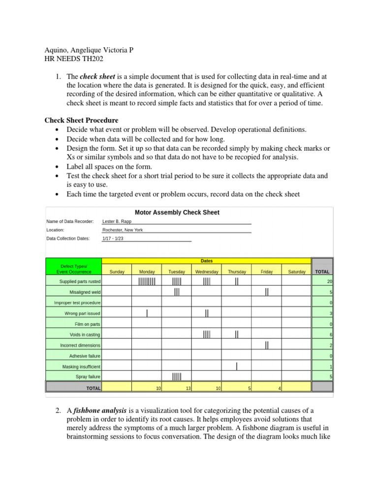 Checksheet, Fishbone, 5 Whys | PDF | Troubleshooting | Epistemology