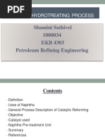 Outline of Diesel Hydrotreating Unit (DHT Unit) | PDF | Oil Refinery ...