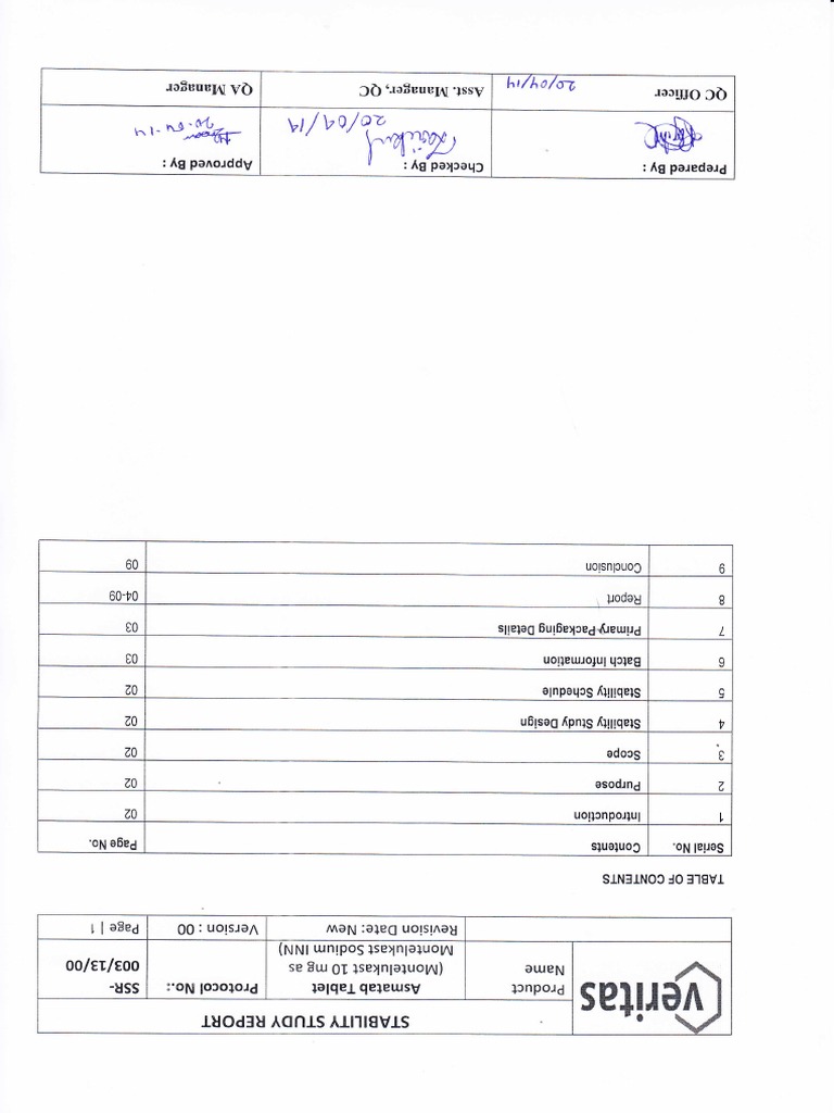 Stability Report | PDF