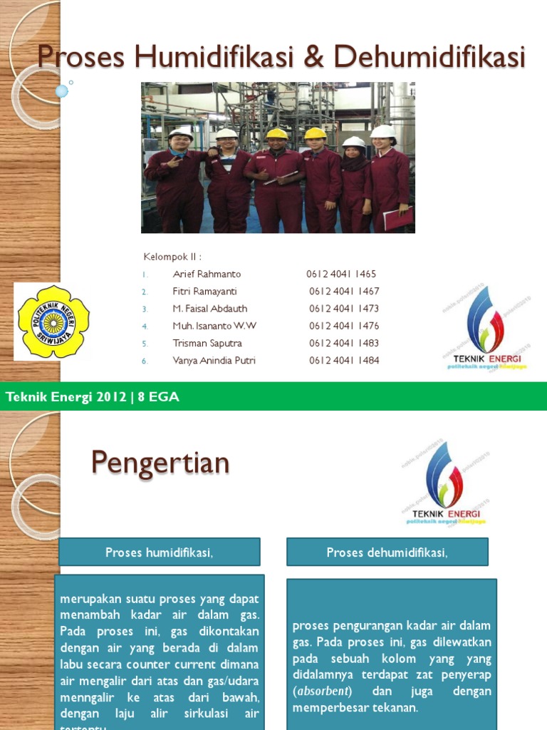 Proses Humidifikasi & Dehumidifikasi | PDF