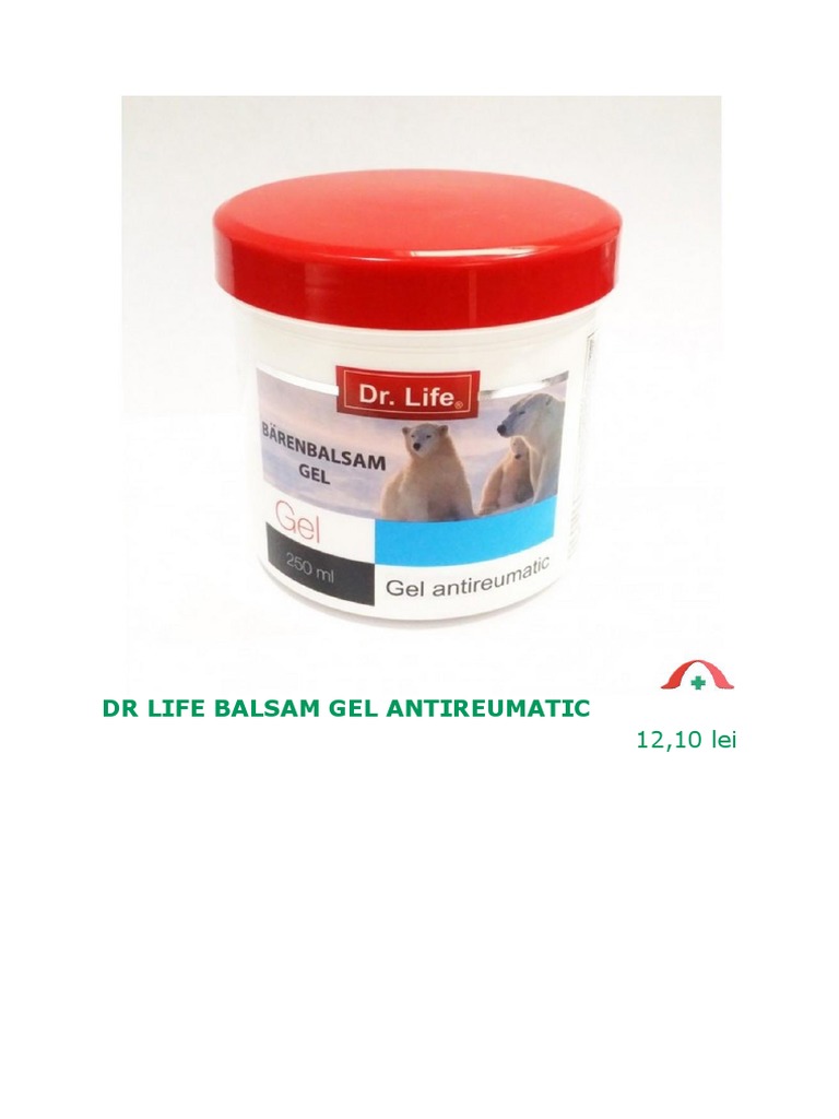 DR Life Balsam Gel Antireumatic | PDF