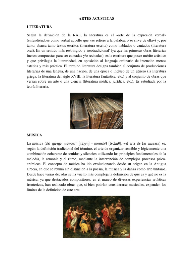 Artes Acusticas | PDF | Bailes | Estética