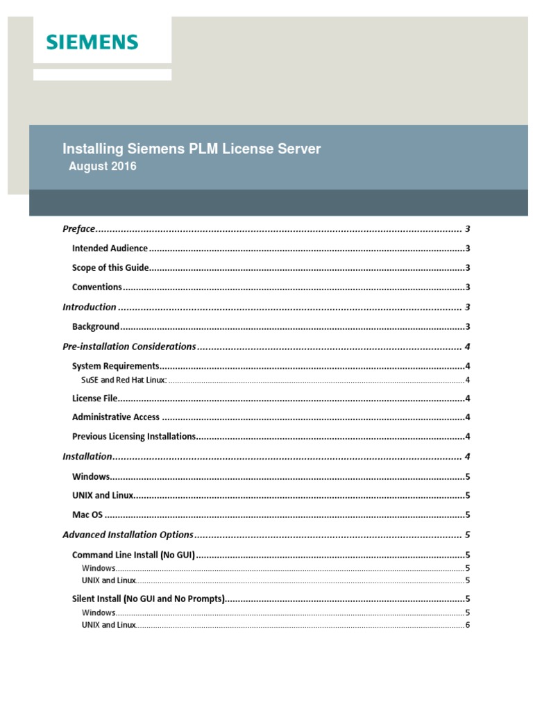 SPLM Licensing Install | PDF | Command Line Interface | Installation (Computer Programs)