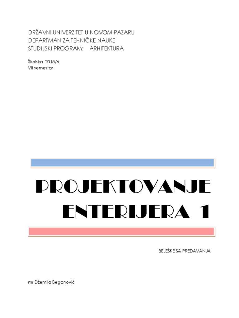 PE 1 - Pregled Predavanja - 15-16 | PDF