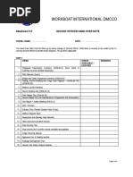 Lifebuoy Inspection Checklist (SOLAS) | PDF