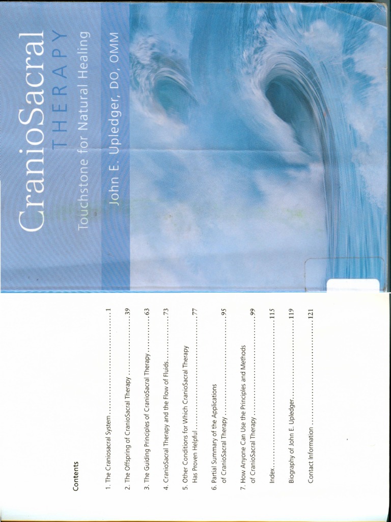 John Upledger-Cranio Sacral. 1 | PDF
