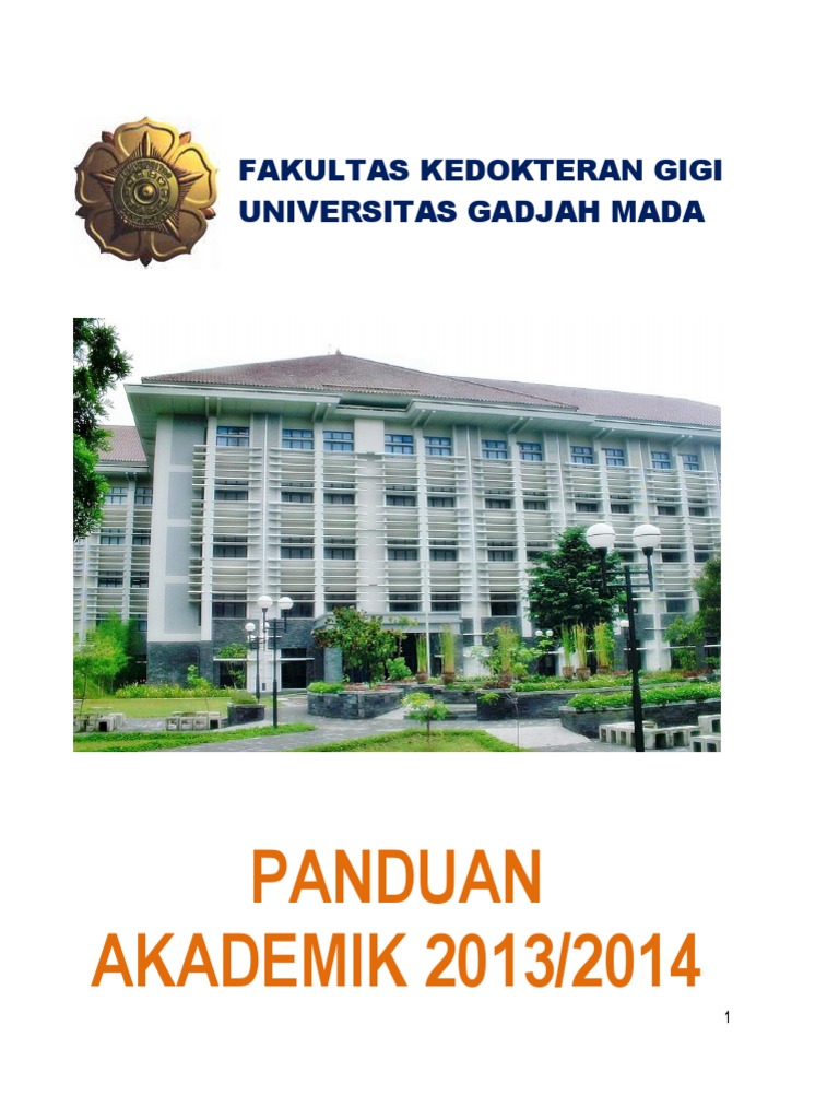 Panduan Akademik 2013 2014 FKG UGM | PDF