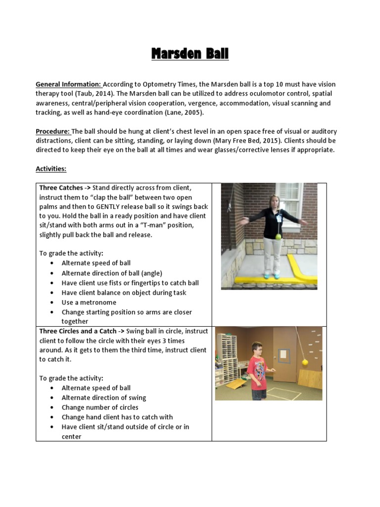 Marsden Ball | PDF | Light | Neuropsychological Assessment