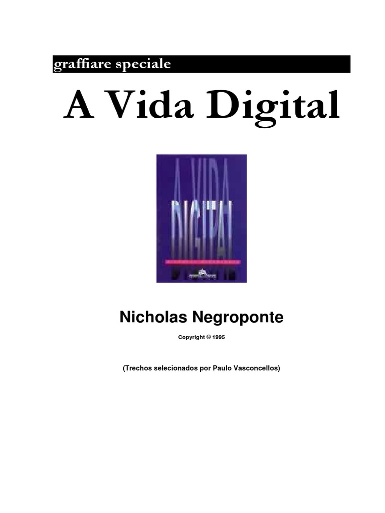 (Livro) A Vida Digital (Trechos) Negroponte PDF | PDF | PCs ...