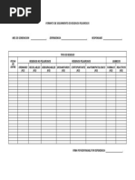 Formato de Recoleccion de Reciclaje | PDF