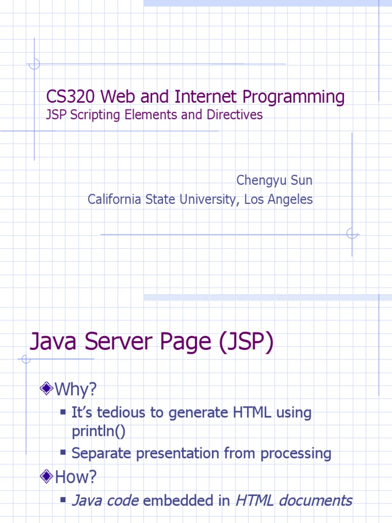 Java JSP Programming Tutorial | PDF | Java Server Pages | Java Servlet