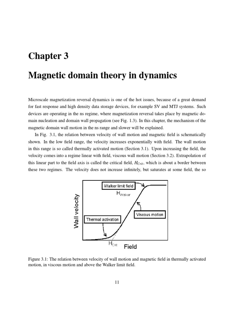 Magnetic Domain Theory in Dynamics | PDF | Magnetic Field | Force