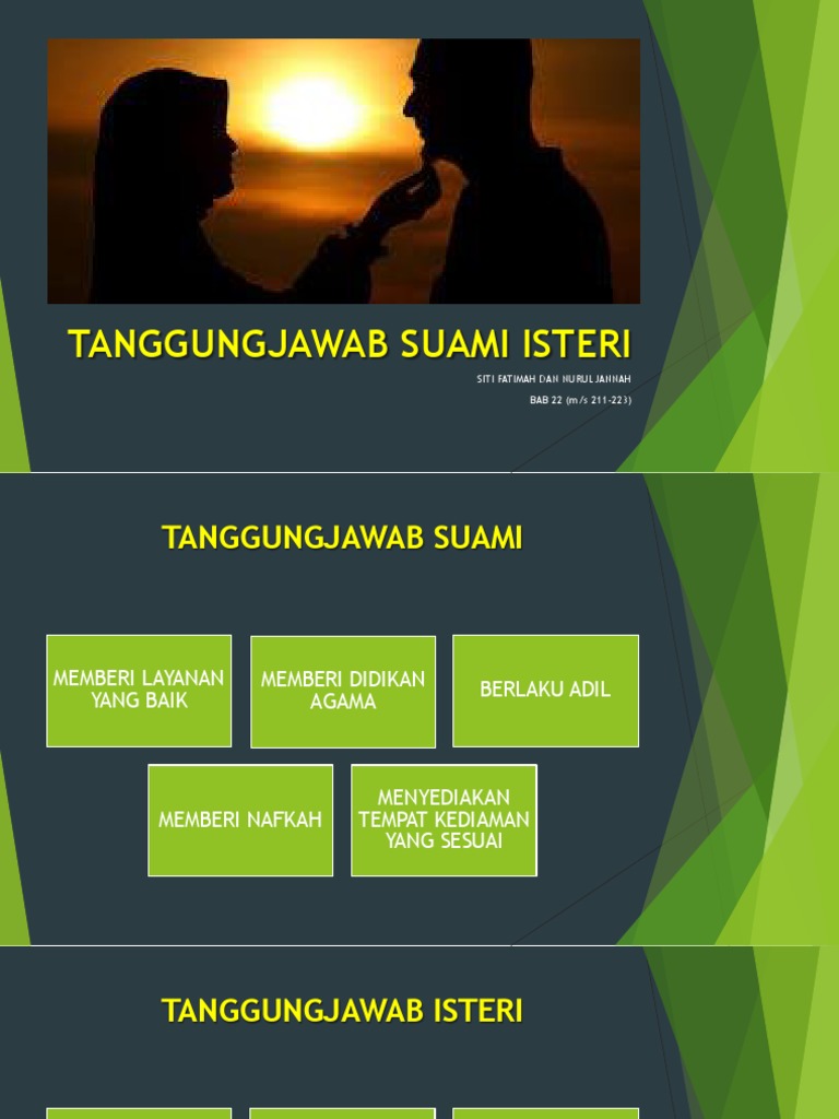 Tanggungjawab Suami Isteri | PDF