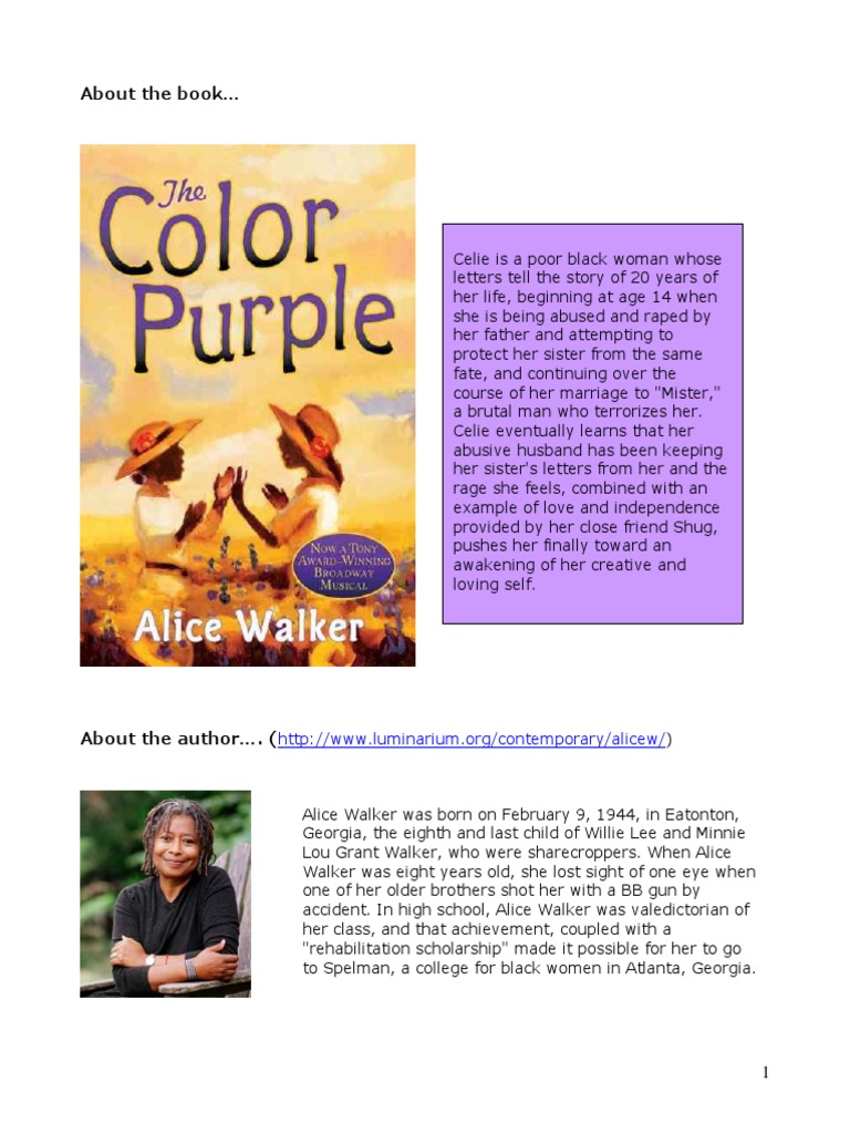The Color Purple Review and Guide | PDF