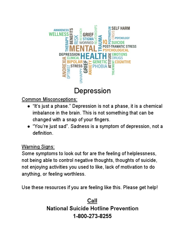 Understanding Depression: Myths and Signs | PDF | Self-Improvement