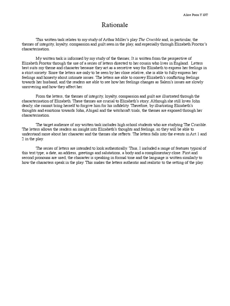 Rationale | PDF | Psychological Concepts