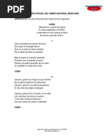 Himno A Chiapas | PDF