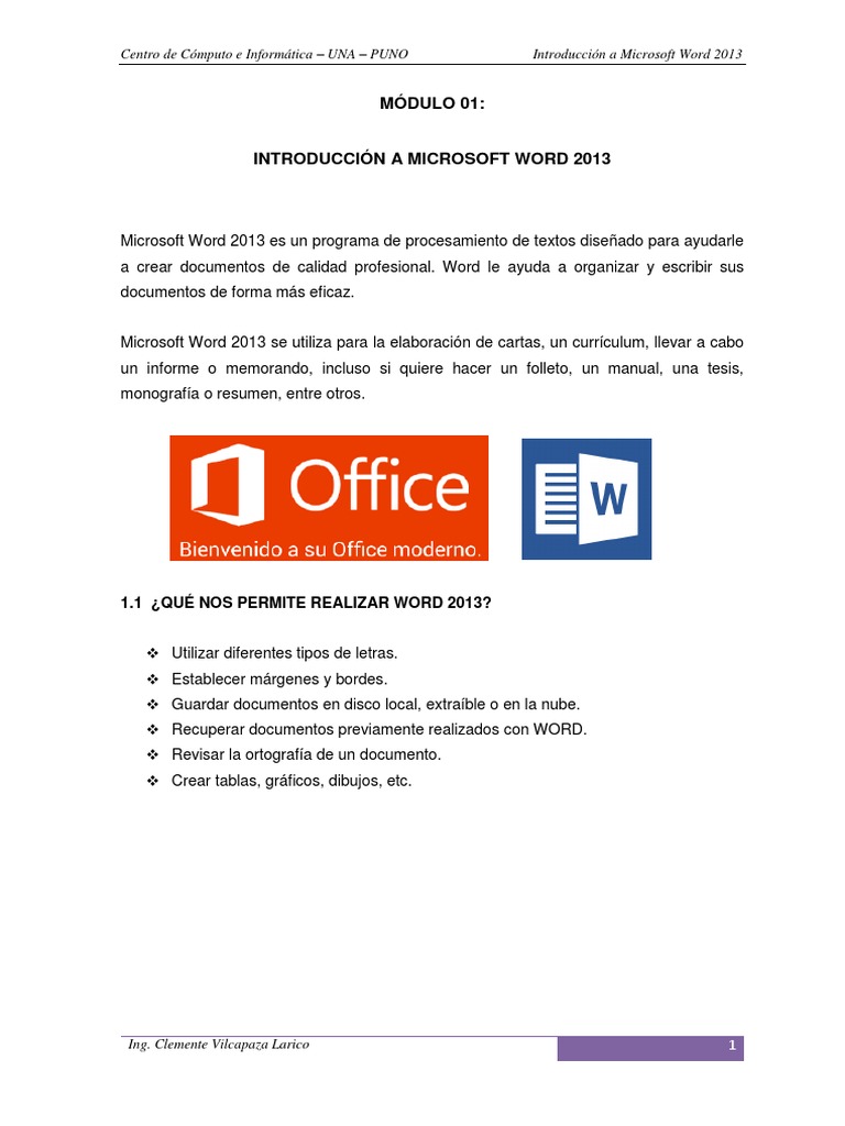 Introduccion Word 2013 | Microsoft Word | Microsoft | Prueba gratuita ...