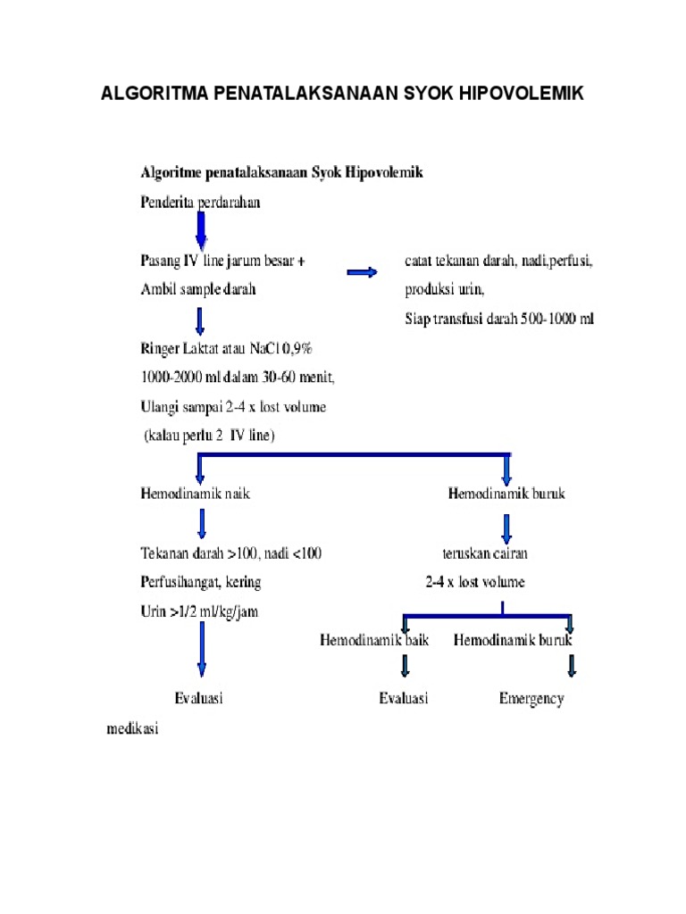 Syok Hipovolemik | PDF
