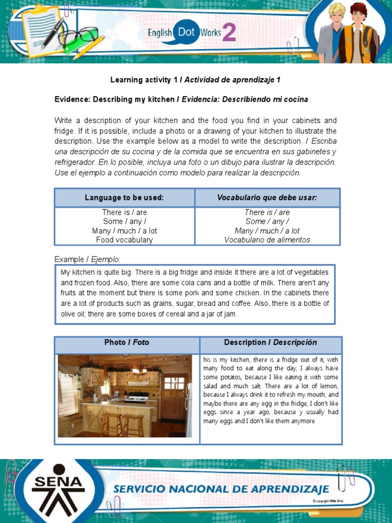 Describing My Kitchen | PDF | Cuisine | Cooking