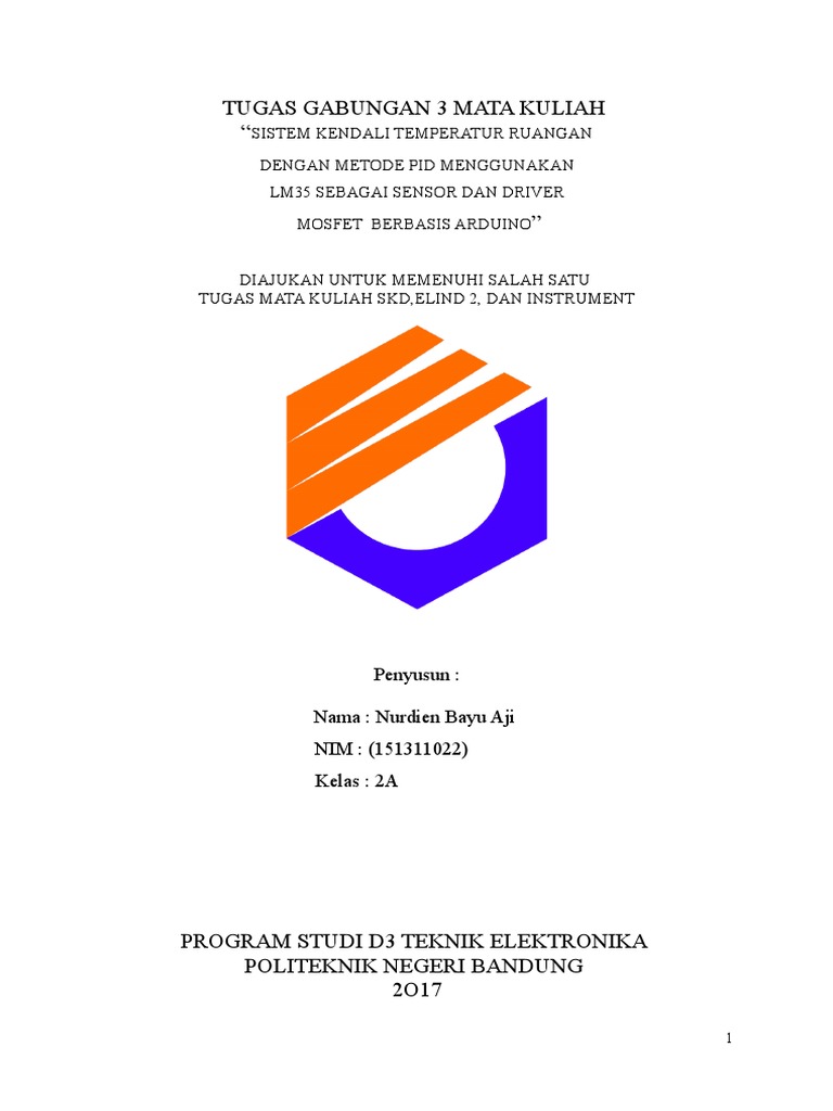 Sistem Kendali Temperatur Ruangan Dengan Metode Pid Menggunakan LM35 ...