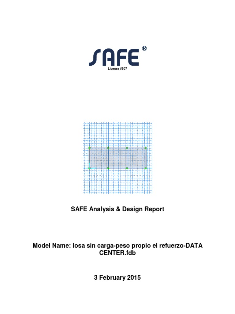 SAFE Analysis & Design Report: License #507 | PDF