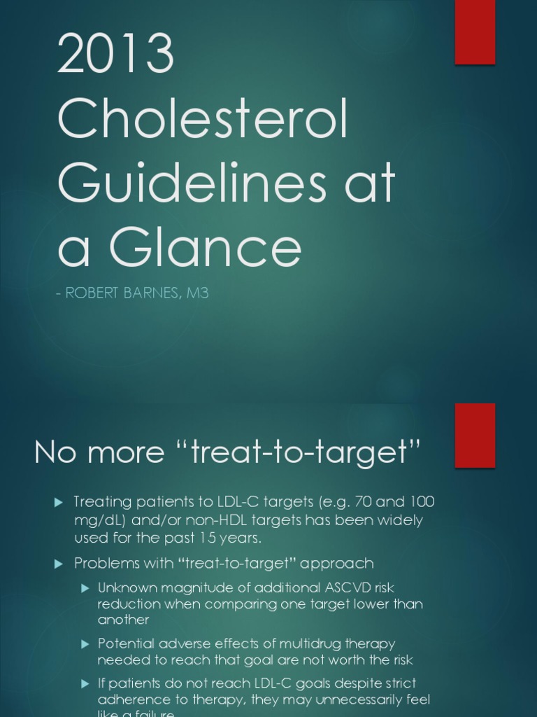 Statin Guidelines | PDF | Statin | Low Density Lipoprotein