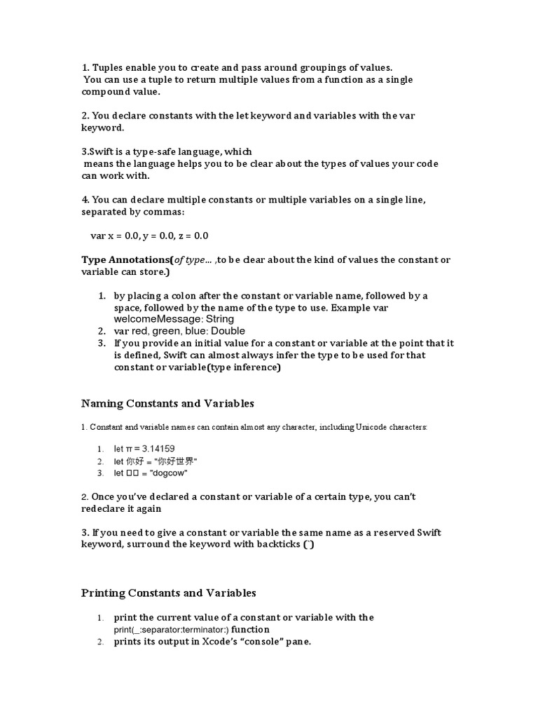 Type Annotations (Of Type, To Be Clear About The Kind of Values The ...