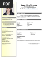 Resume Sample | PDF | Philippines
