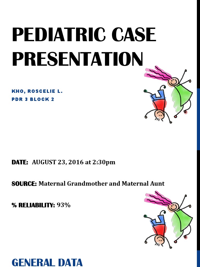 Pediatric Case Study: Diarrhea in Child | PDF | Diarrhea | Human Nose