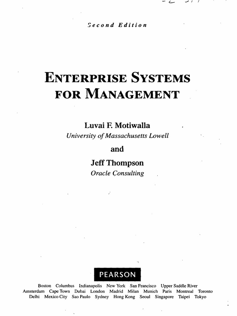 Enterprise Systems For Management | PDF | Enterprise Resource Planning ...