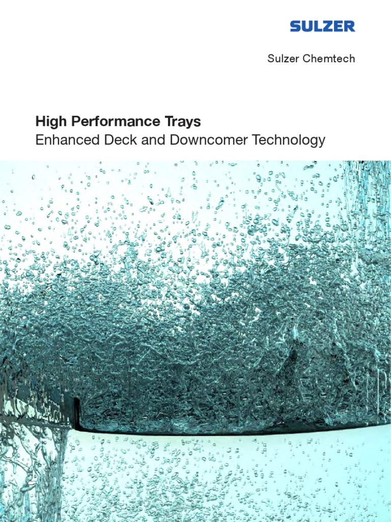 High Performance Tray Solutions | PDF | Distillation | Valve
