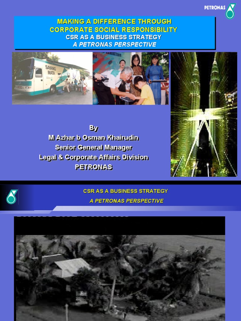 Undp CSR 2 Petronas | PDF | Natural Environment | Corporate Social ...