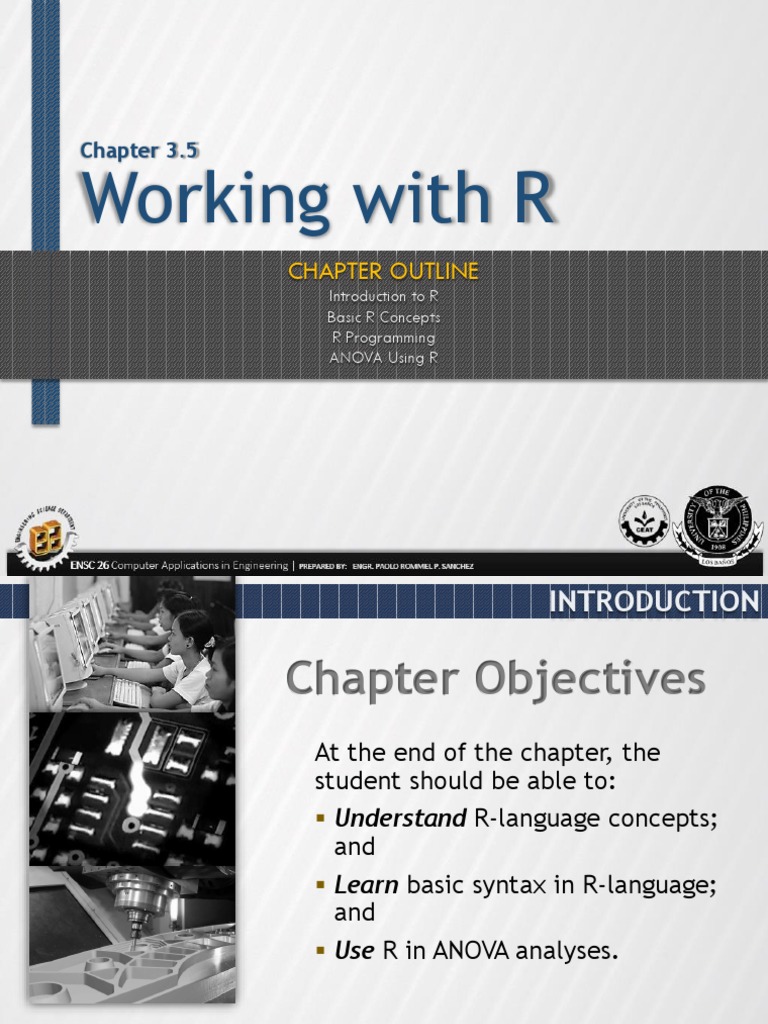 3-5 Working With R | PDF | R (Programming Language) | Array Data Structure