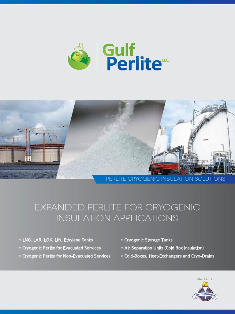 Expanded Perlite For Cryogenic Insulation Applications | PDF ...