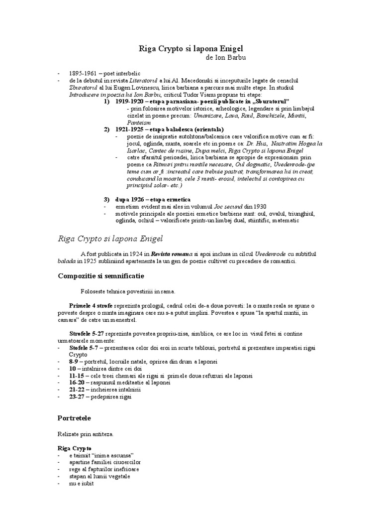 Riga Crypto Si Lapona Enigel | PDF