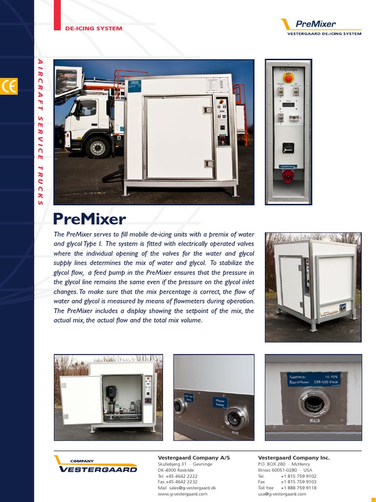 Premixer: De-Icing System | PDF
