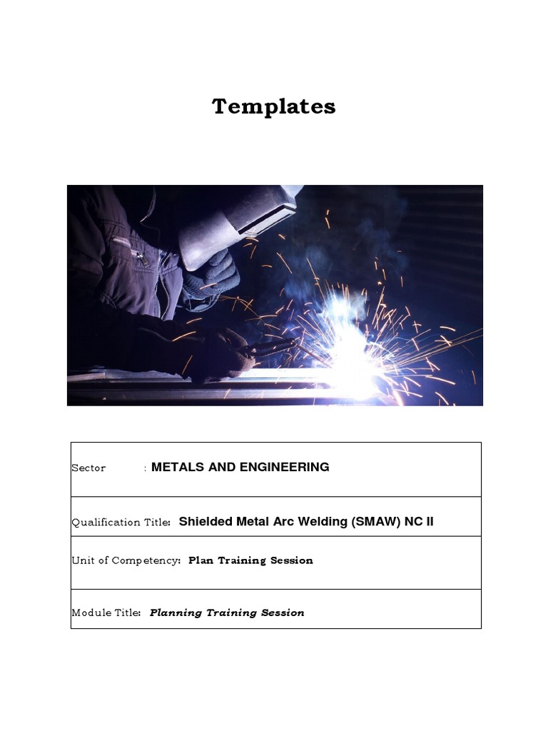Planning Welding Training: A Guide for Developing Effective Training ...