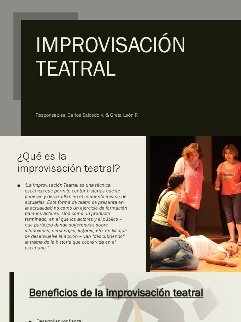 Introducción a la Improvisación Teatral | PDF | Improvisación | Teatro