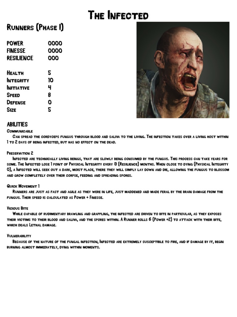 The Infected: Runners (Phase I) | PDF | Infection | Nature