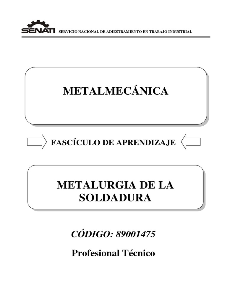 Metalurgia de La Soldadura | PDF | Soldadura | Construcción