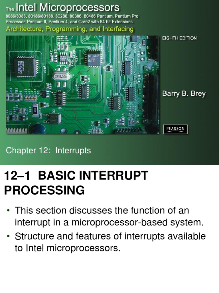 Interrupts 8086 Instruction Set 64 Bit Computing 