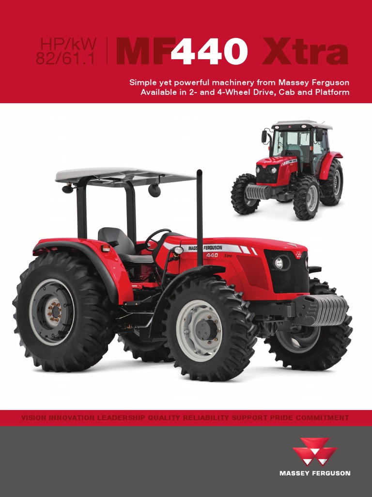 Mf440xtraspec en | PDF | Transmission (Mechanics) | Automobile Layouts